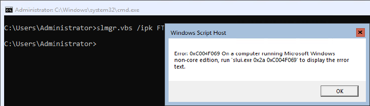 How to Fix Server 2019 Activation Error: Run “slui.exe 0x2a 0xC004F069 ...
